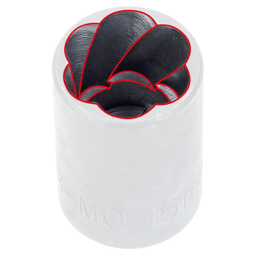 1/2" Spiral-Profile socket set, 7 pcs, 21 - 32mm BT026005 | Air Impact