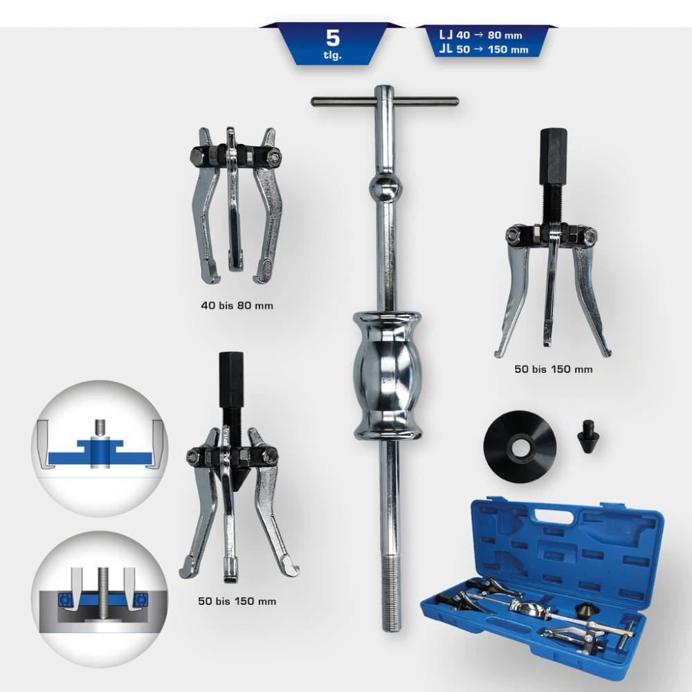 3 Jaw internal & external puller set BT631200 | Air Impact