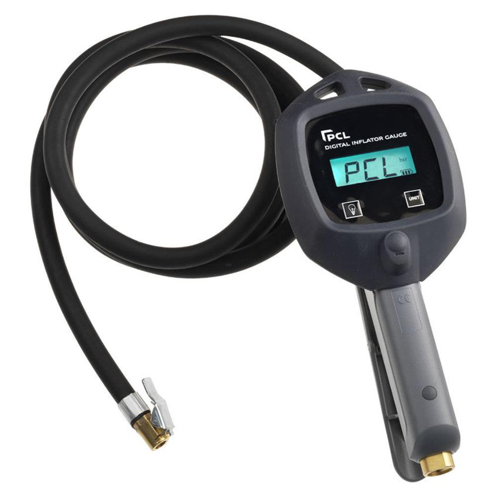 Digital Inflator Gauge 1.8m (6ft) Hose with Euro Connector DTI08 | Air ...
