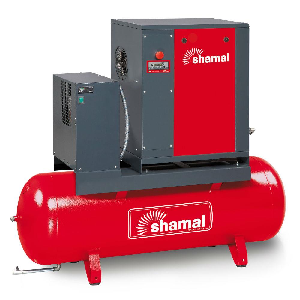 SHAMAL SCREW COMPRESSOR WITH TANK 7.5HP 10BAR 270LTR 5.5-10-270ES | Air ...
