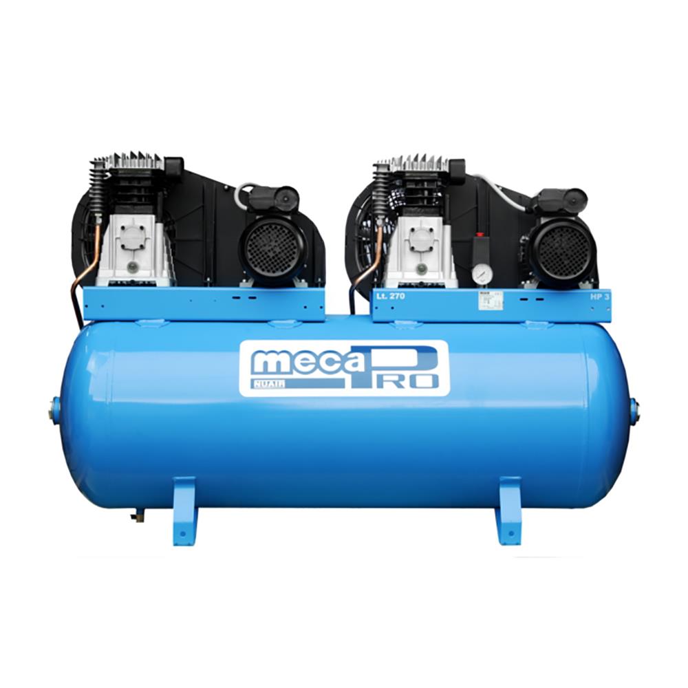 NUAIR 3HP 270LTR 220V TANDEM COMPRESSOR B3800C-270TD | Air Impact