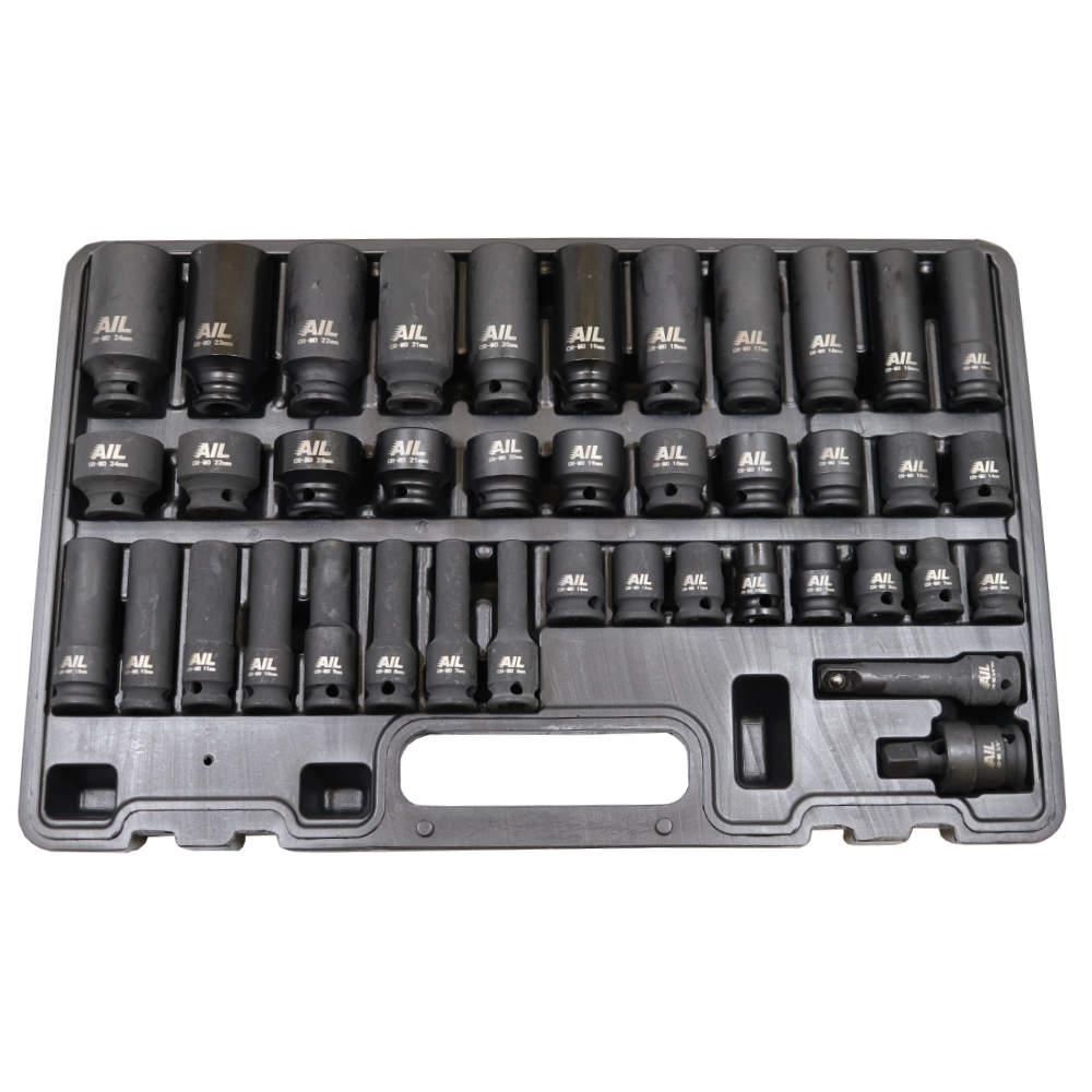 3/8" Drive 40 Pce Long & Short Reach Impact Set Tplg041 | Air Impact