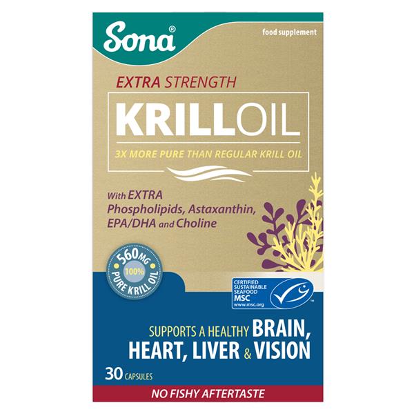 Sona Krill Oil Extra Strength 30 Capsules | McGorisks Pharmacy and ...