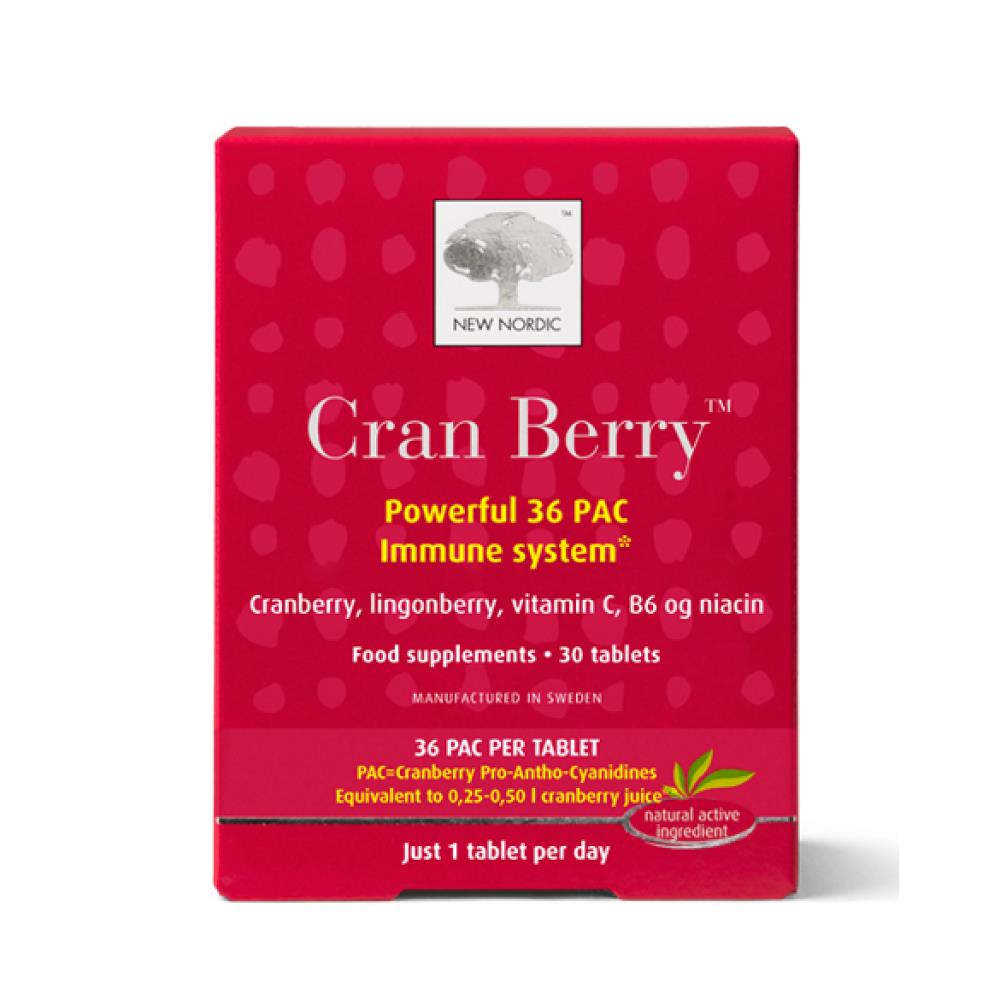 New Nordic Cran Berry 30 Tablets | McGorisks Pharmacy and Beauty | Ireland