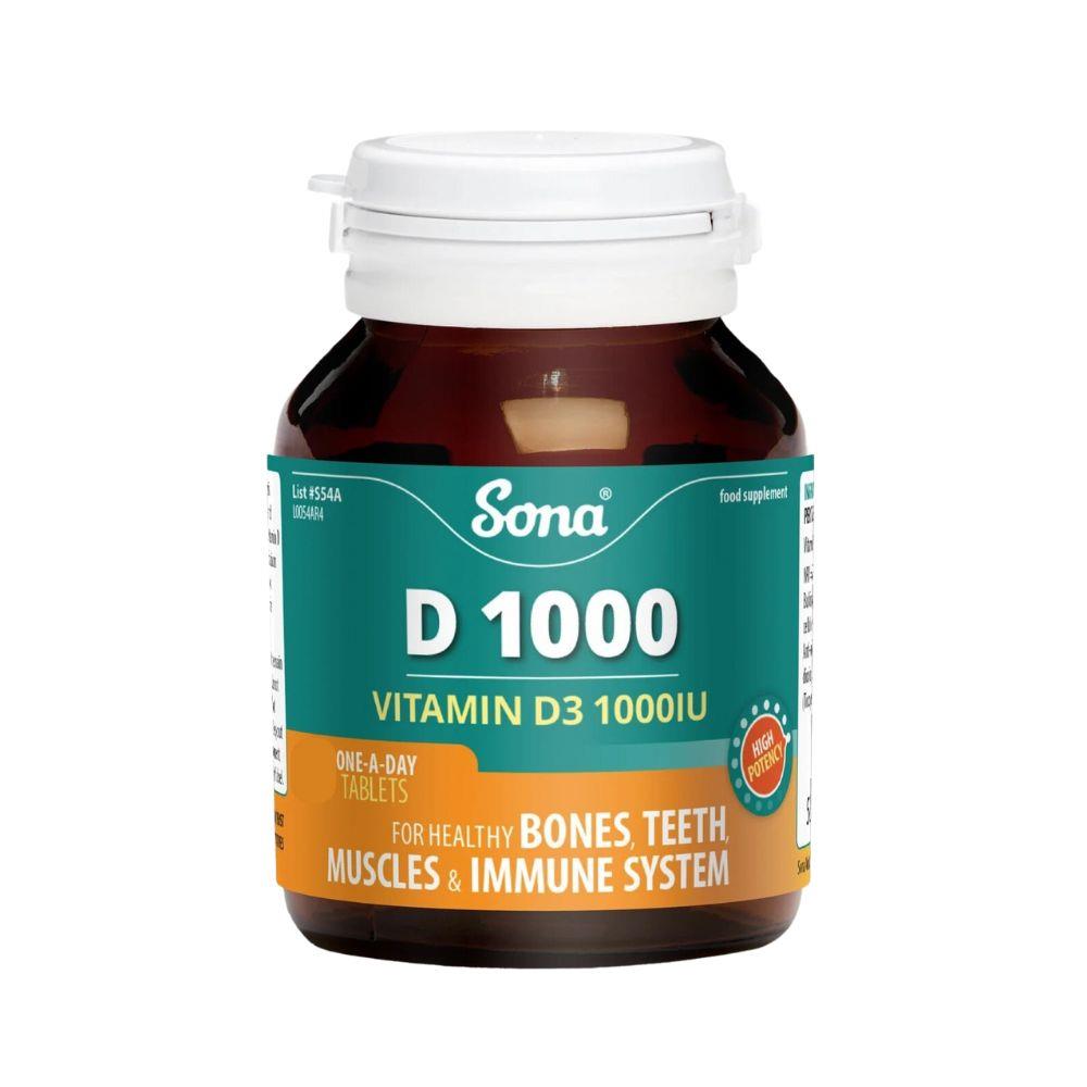 Sona D 1000 - Vitamin D 120 Tablets | McGorisks Pharmacy and Beauty ...