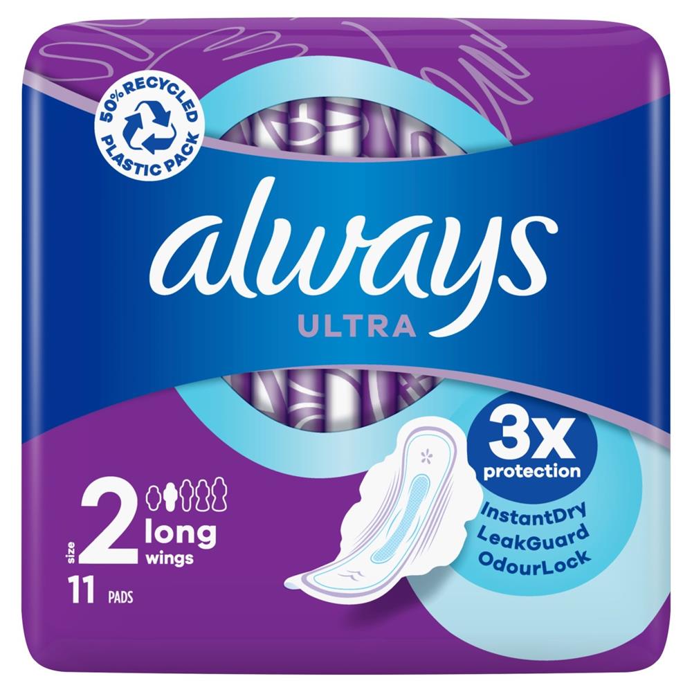 Always Ultra Long Plus 11 Pack | McGorisks Pharmacy and Beauty | Ireland