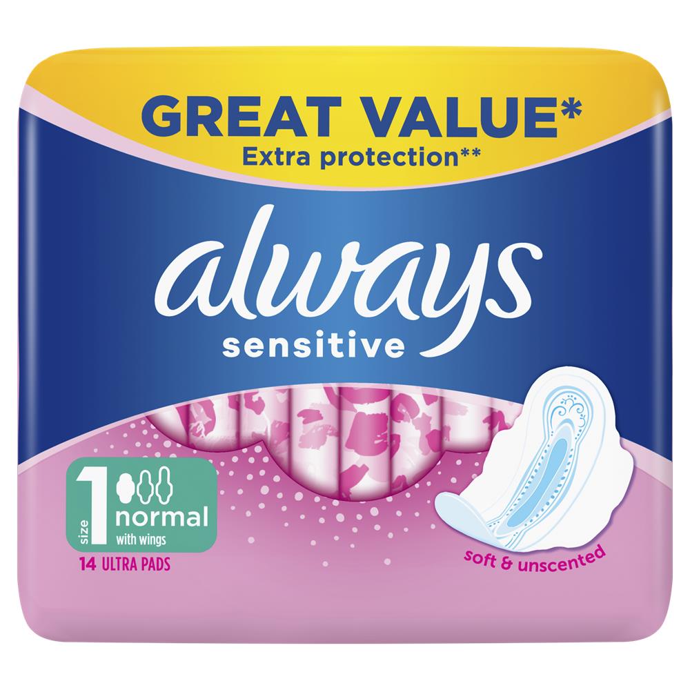 Always Sensitive Normal Ultra 14 Pack | McGorisks Pharmacy and Beauty ...