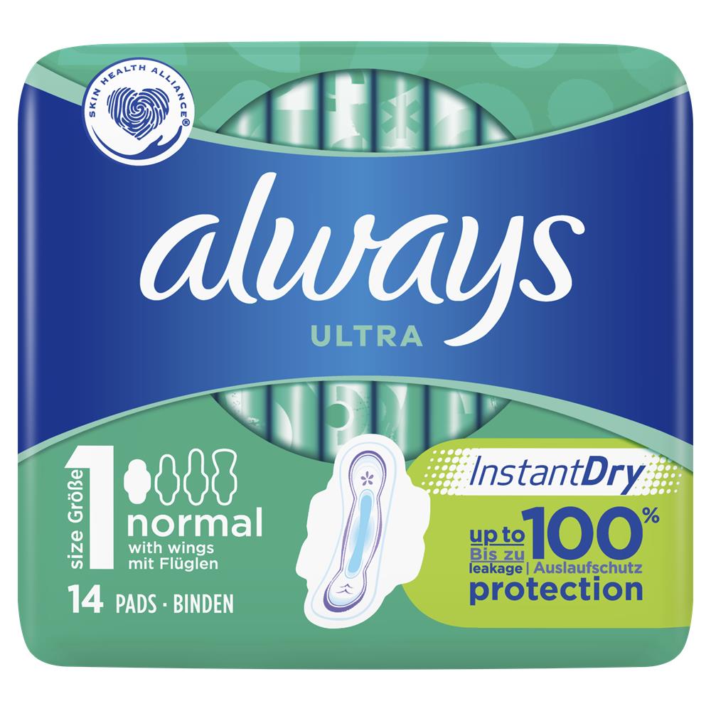 Always Ultra Normal Plus 14 Pack | McGorisks Pharmacy and Beauty | Ireland