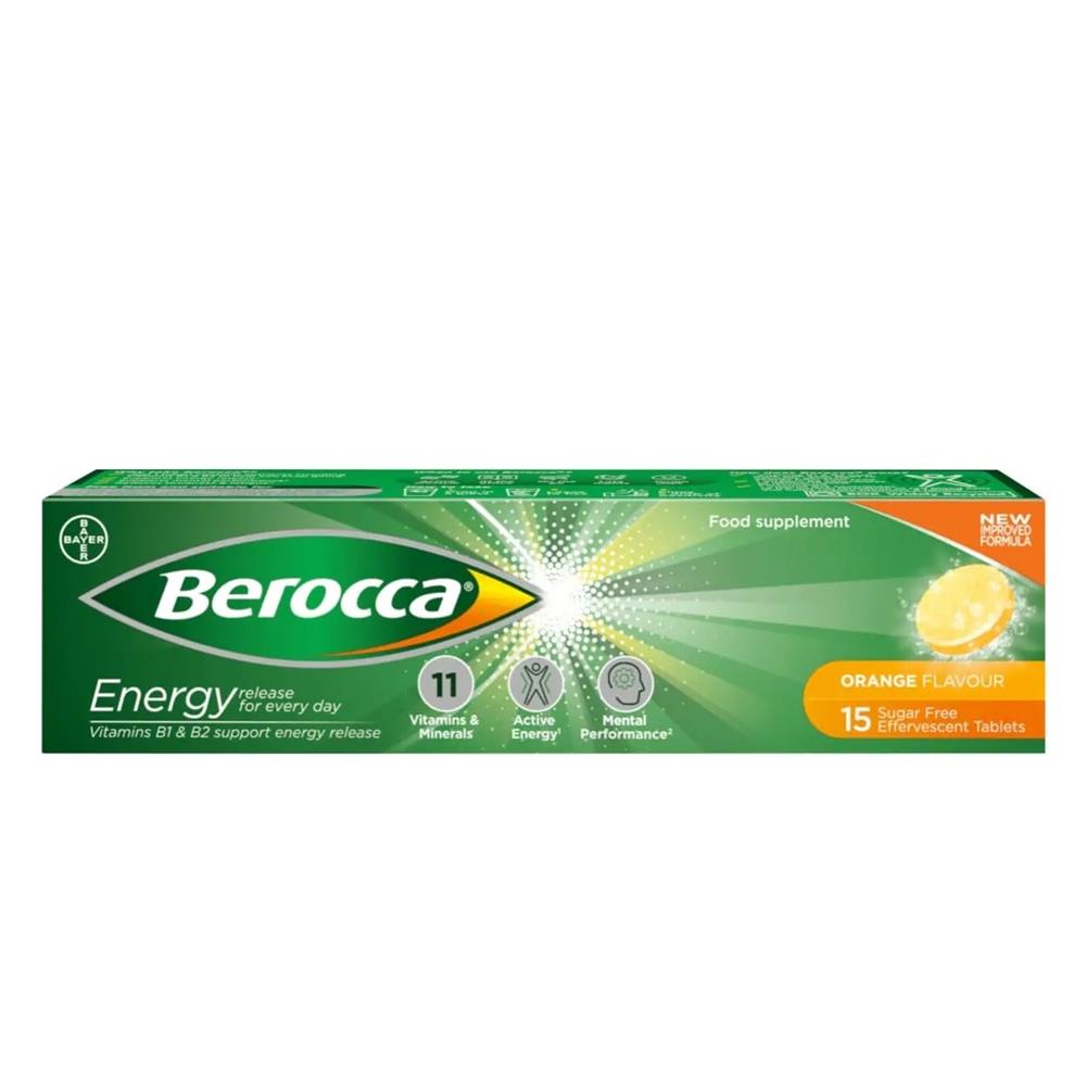 Berocca Orange Effervescent Tablets 15 Pack | McGorisks Pharmacy and ...