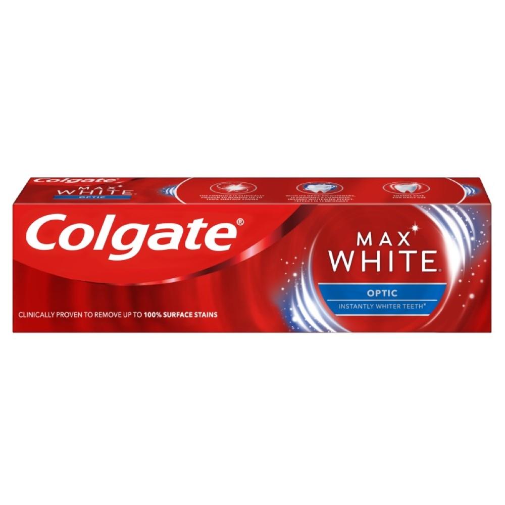 Colgate Max White Optic Whitening Toothpaste 75ml | McGorisks Pharmacy ...