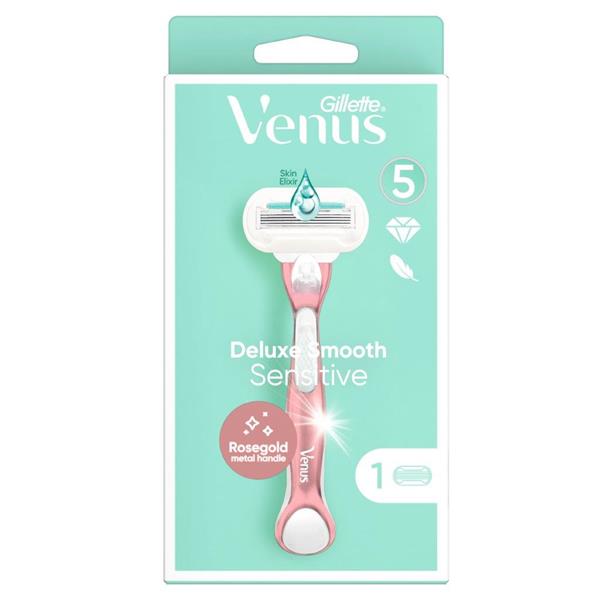 Gillette Venus Deluxe Smooth Sensitive RoseGold Razor | McGorisks ...
