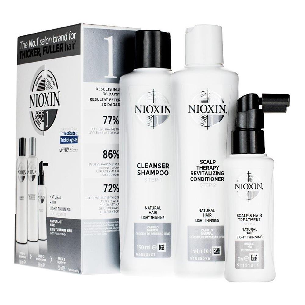 Nioxin Kit System 1 for Natural Hair with Light Thinning | McGorisks ...