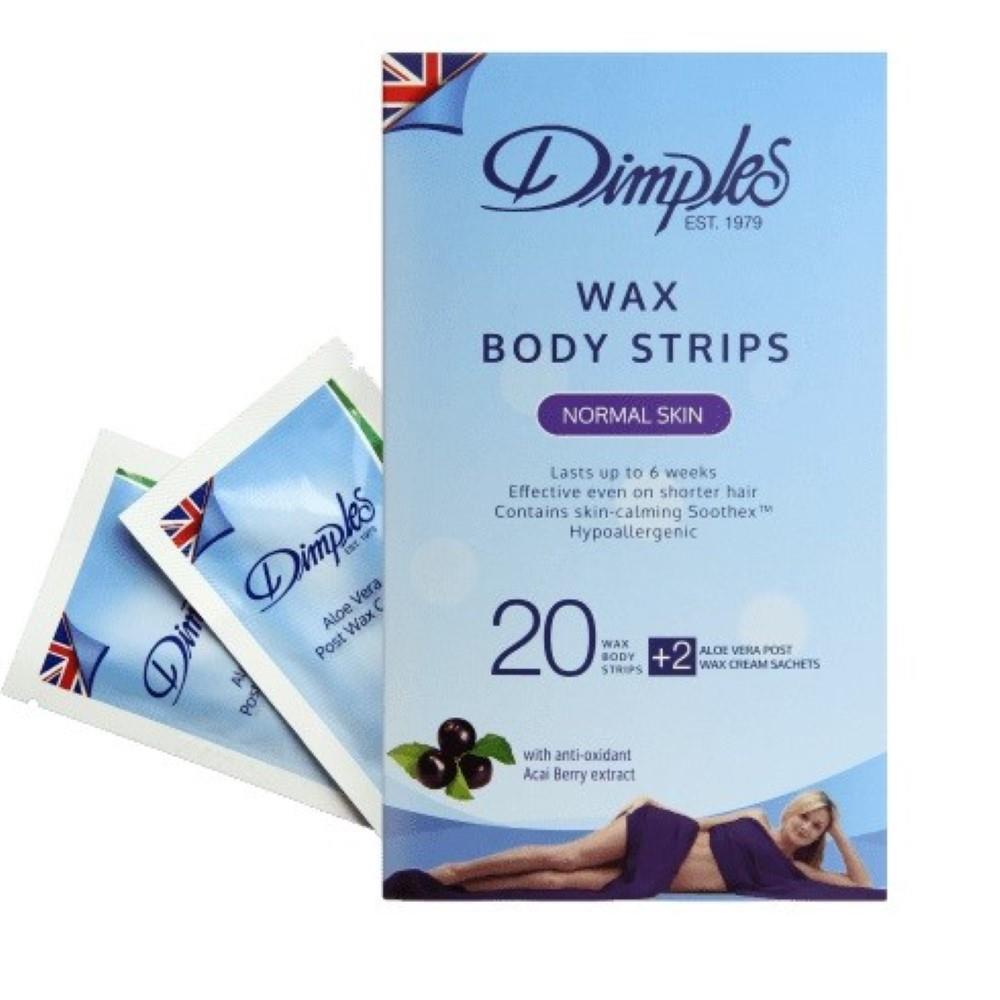 Dimples Wax Body Strips 20s | McGorisks Pharmacy and Beauty | Ireland