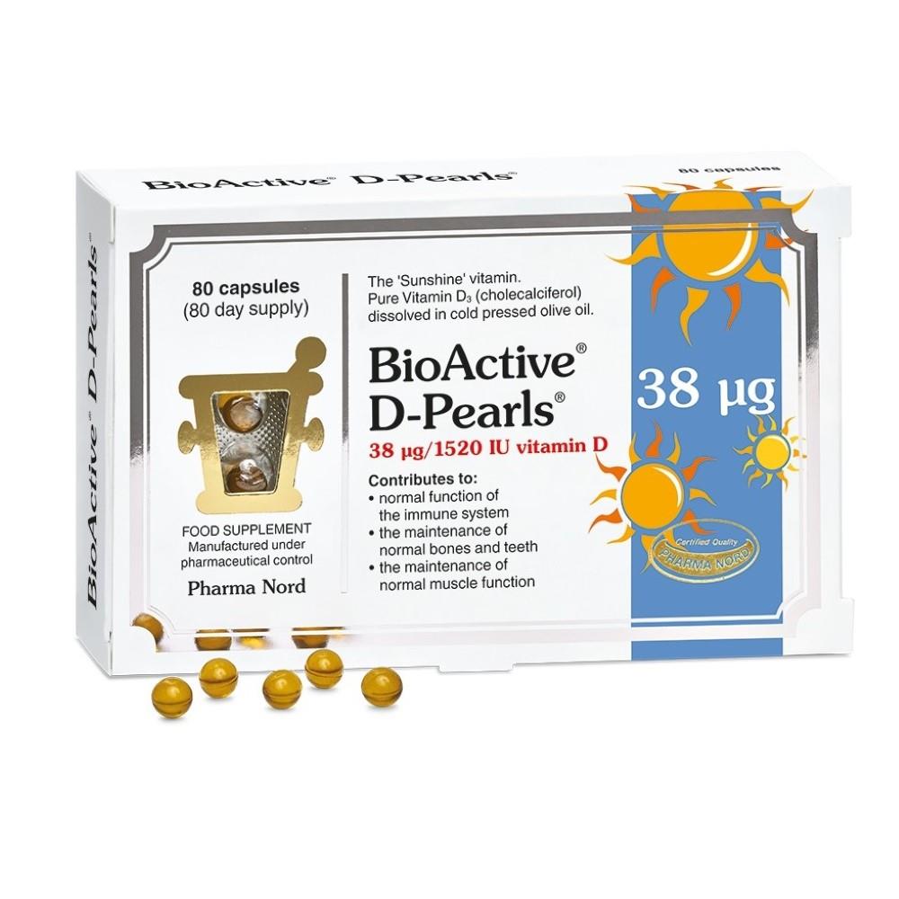 BioActive D-Pearls 38 ug (80 Capsules) | McGorisks Pharmacy and Beauty ...