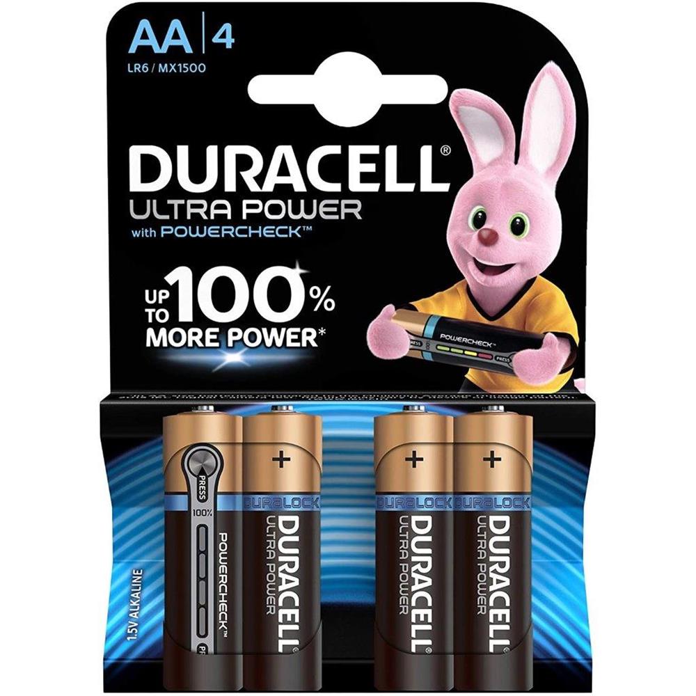 Duracell Ultra Power AA 4 Pack | McGorisks Pharmacy and Beauty | Ireland