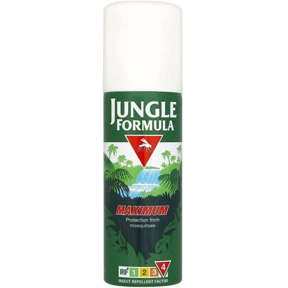 Jungle Formula Maximum (50% Deet) Aerosol Insect Repellent 125ml ...