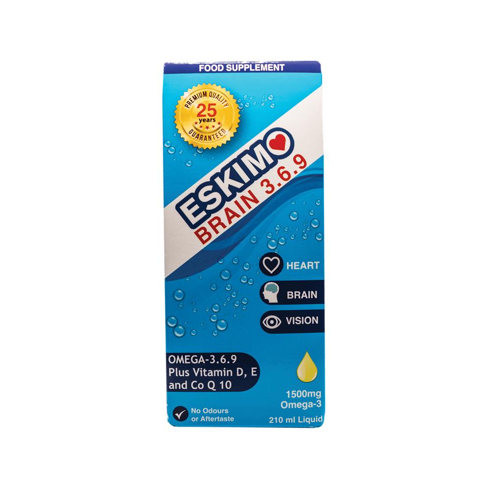 Eskimo Brain 3.6.9 Liquid 210ml | McGorisks Pharmacy and Beauty | Ireland