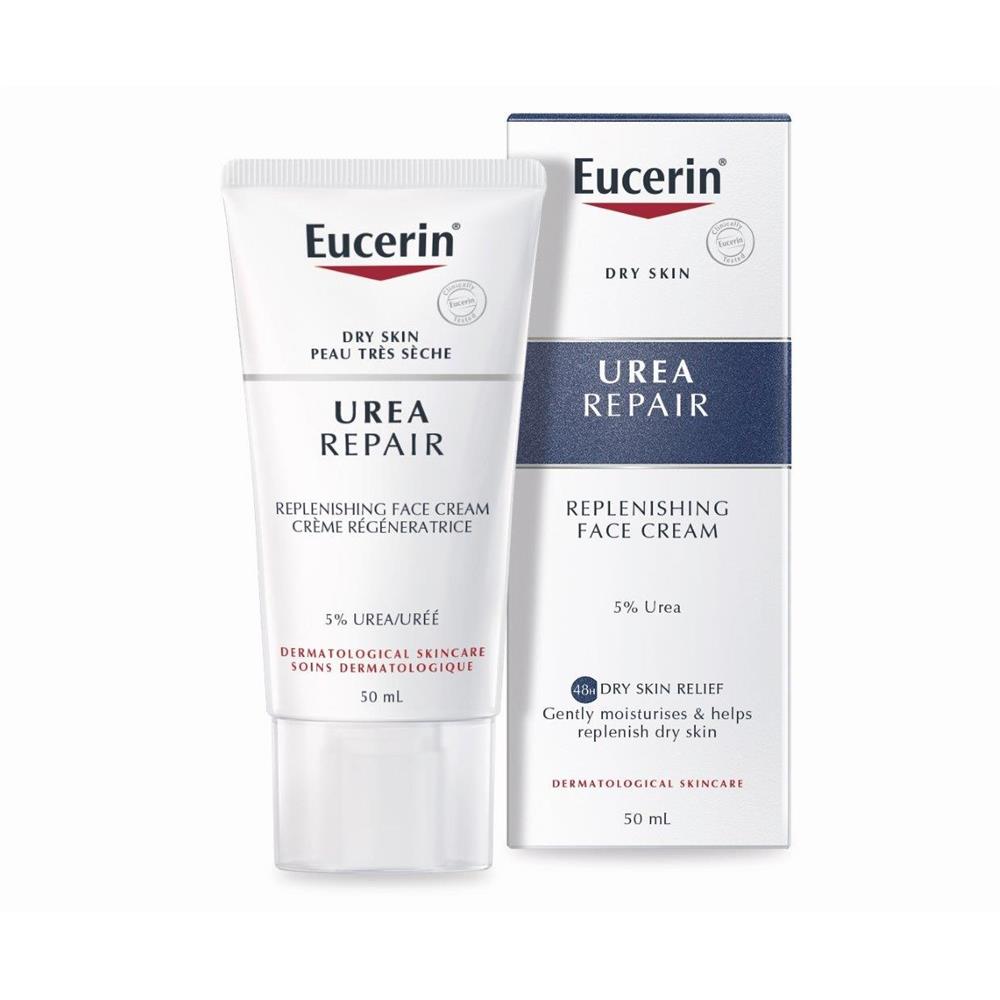 Eucerin Dry Skin Replenishing Face Cream 5% Urea 50ml | McGorisks ...