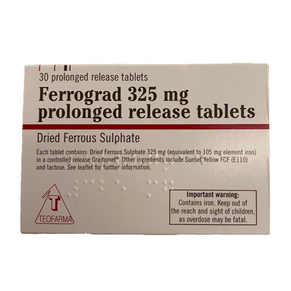 Ferrograd 325mg Prolonged Release Tablets 30 Pack | McGorisks Pharmacy ...