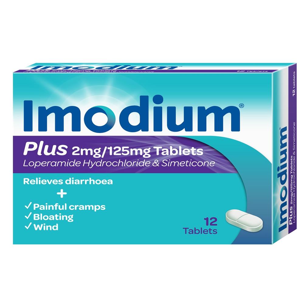 Imodium Plus Tablets 12s | McGorisks Pharmacy and Beauty | Ireland