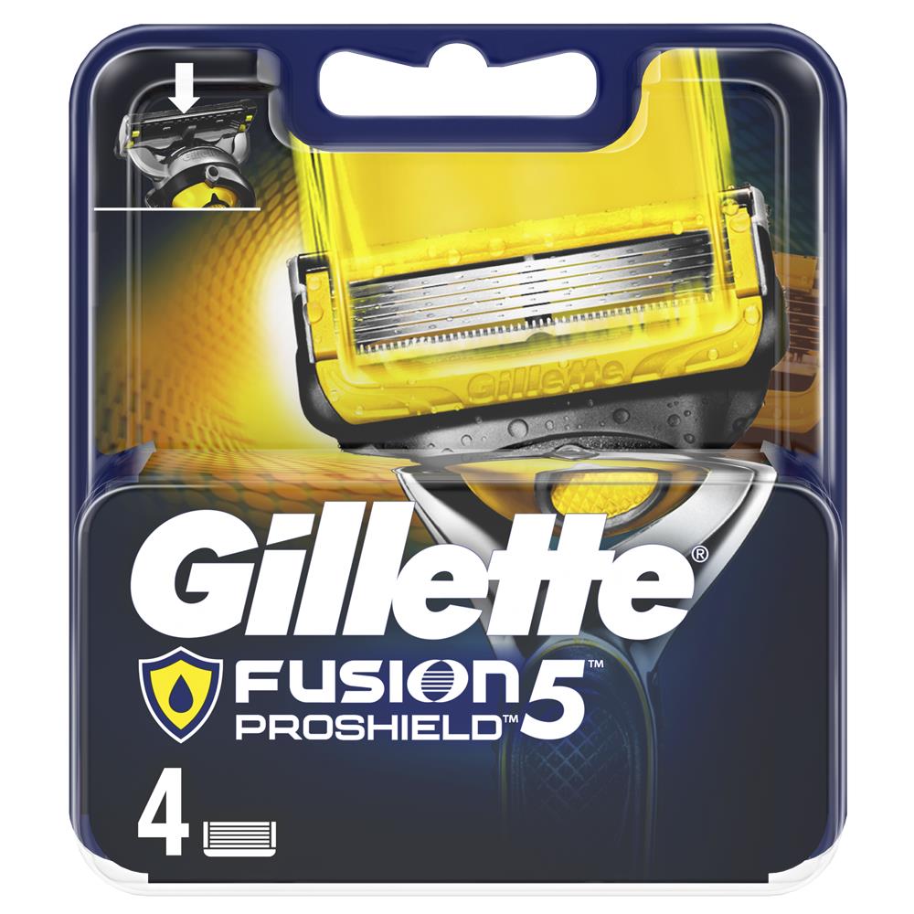 Gillette Blades Fusion5 Proshield Razor Blades (4 Pack) | McGorisks ...