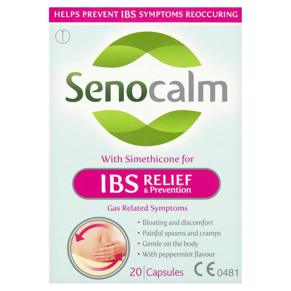 Senokot Senocalm Ibs Relief & Prevention With Simethicone 20 Capsules ...