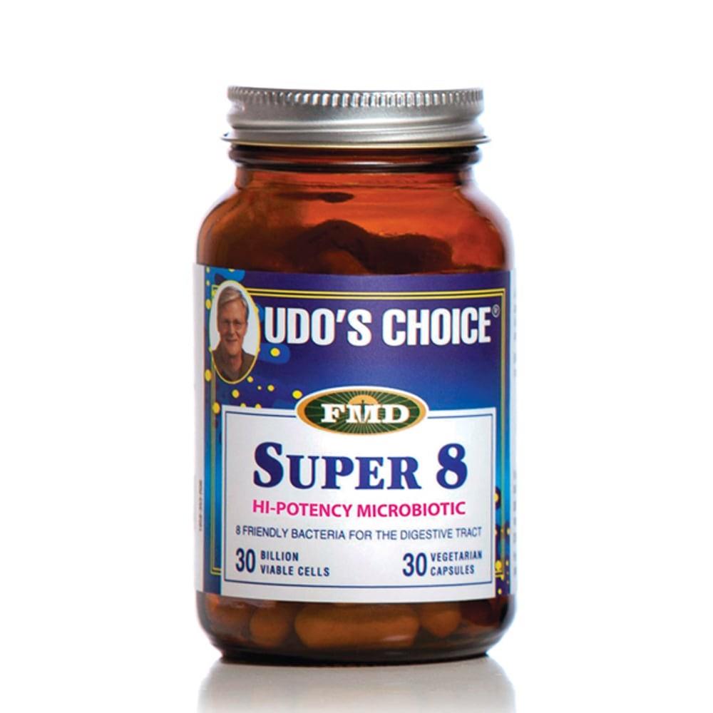 Udo's Choice Super 8 Microbiotic 30 Capsules | McGorisks Pharmacy and ...
