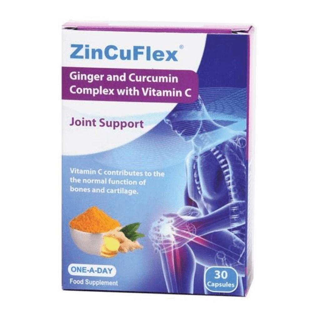 Zincuflex Curcumin Ginger 30s | McGorisks Pharmacy and Beauty | Ireland