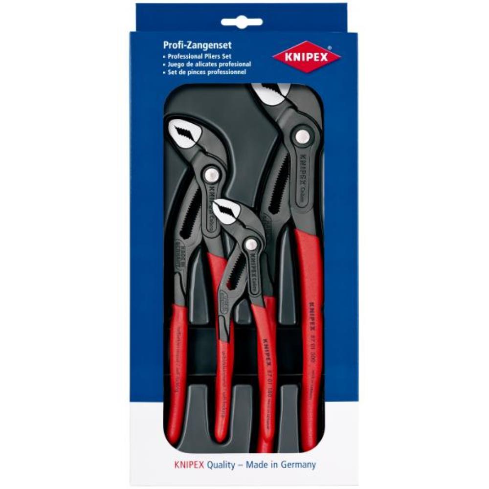 Knipex 00 20 09 V02 Cobra Tool Set 3 Piece | Toolfix | Dundalk | Co ...