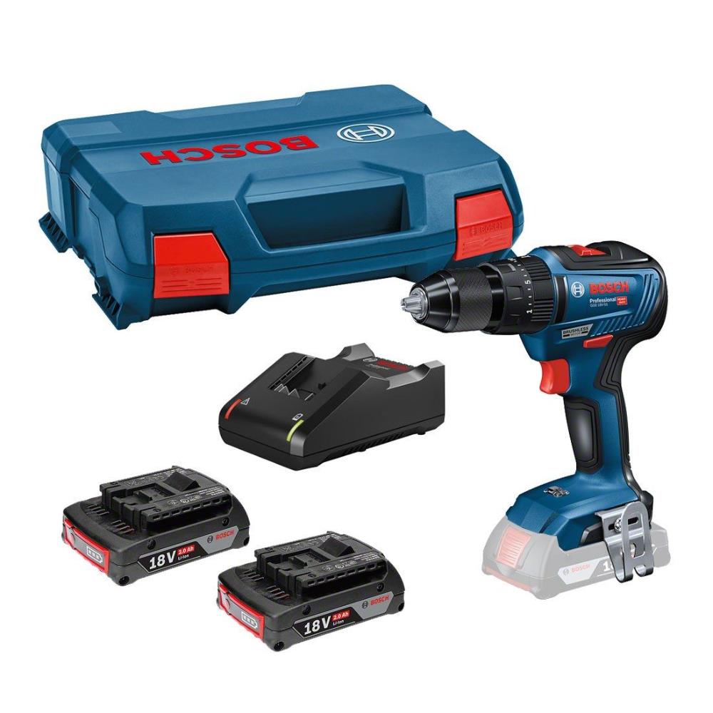 Bosch GSB 18V-55 Brushless 18V Combi Drill (2x2Ah) | Toolfix | Dundalk ...