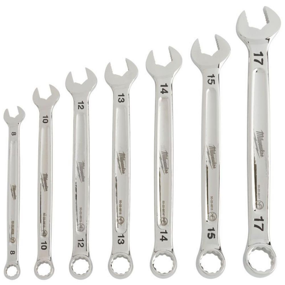Milwaukee 4932464257 7pc Metric Combination Spanner Set | Toolfix ...