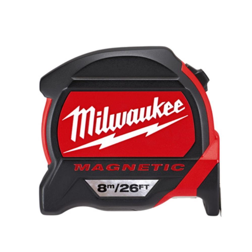 Milwaukee 4932464603 8M/26ft Magnetic Tape Measure | Toolfix | Dundalk ...