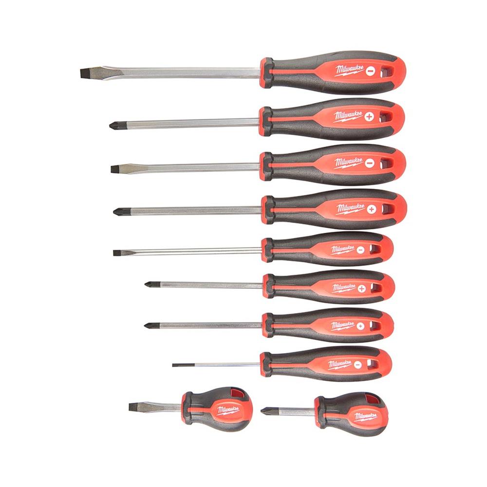 Milwaukee 4932471808 Tri-Lobe Screwdriver Set 10pcs | Toolfix | Dundalk ...