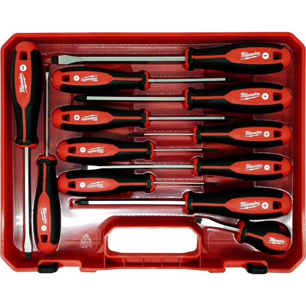 Milwaukee 4932472003 12 Piece Trilobe Screwdriver Set in Case | Toolfix ...