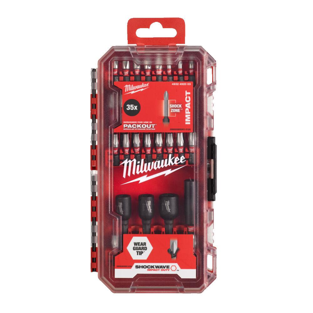 Milwaukee 4932492003 SHOCKWAVE Impact Rated 35 Piece Bit Set | Toolfix | Dundalk | Co. Louth ...