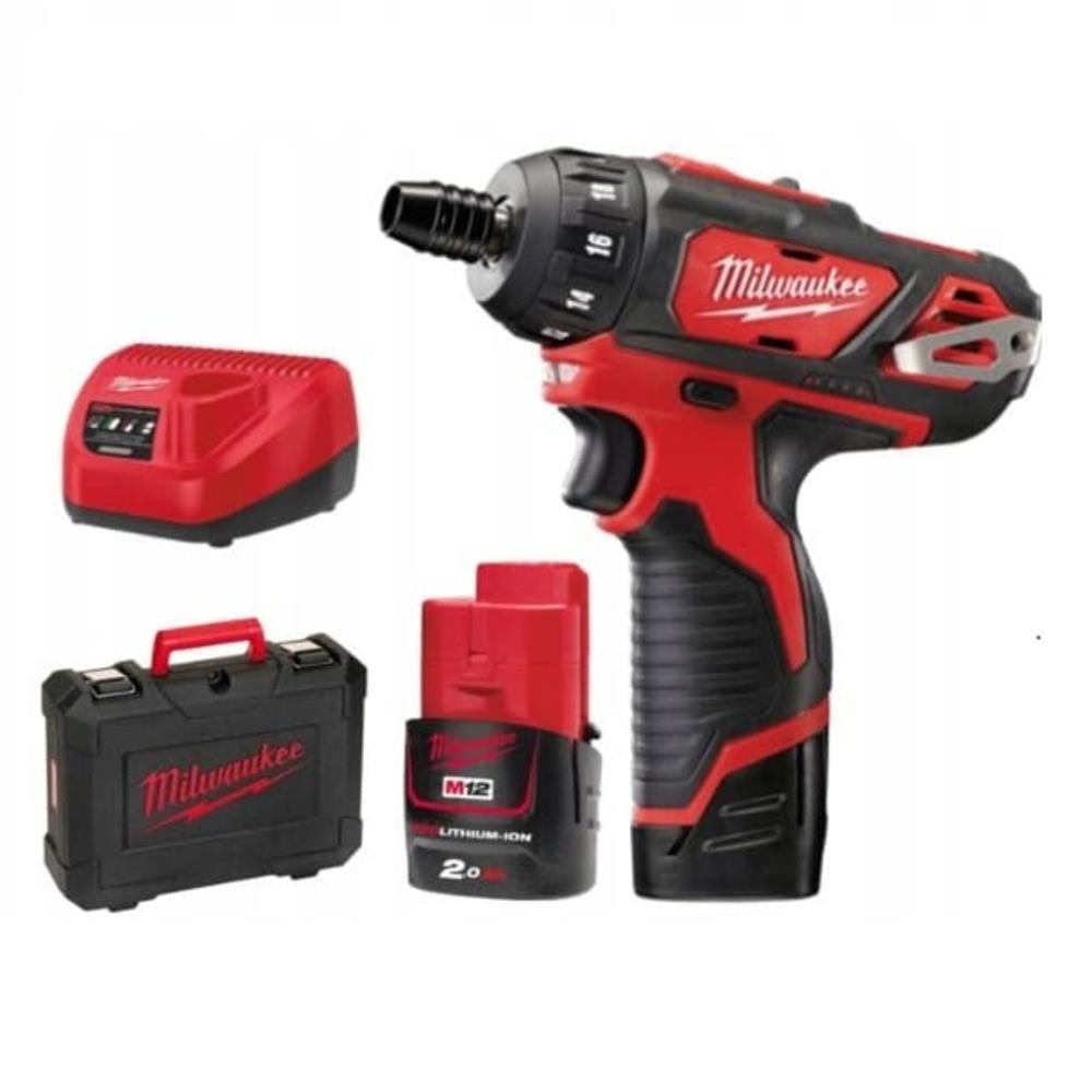 Milwaukee M12BD-202C 12V Compact Screwdriver (2x2Ah) | Toolfix ...