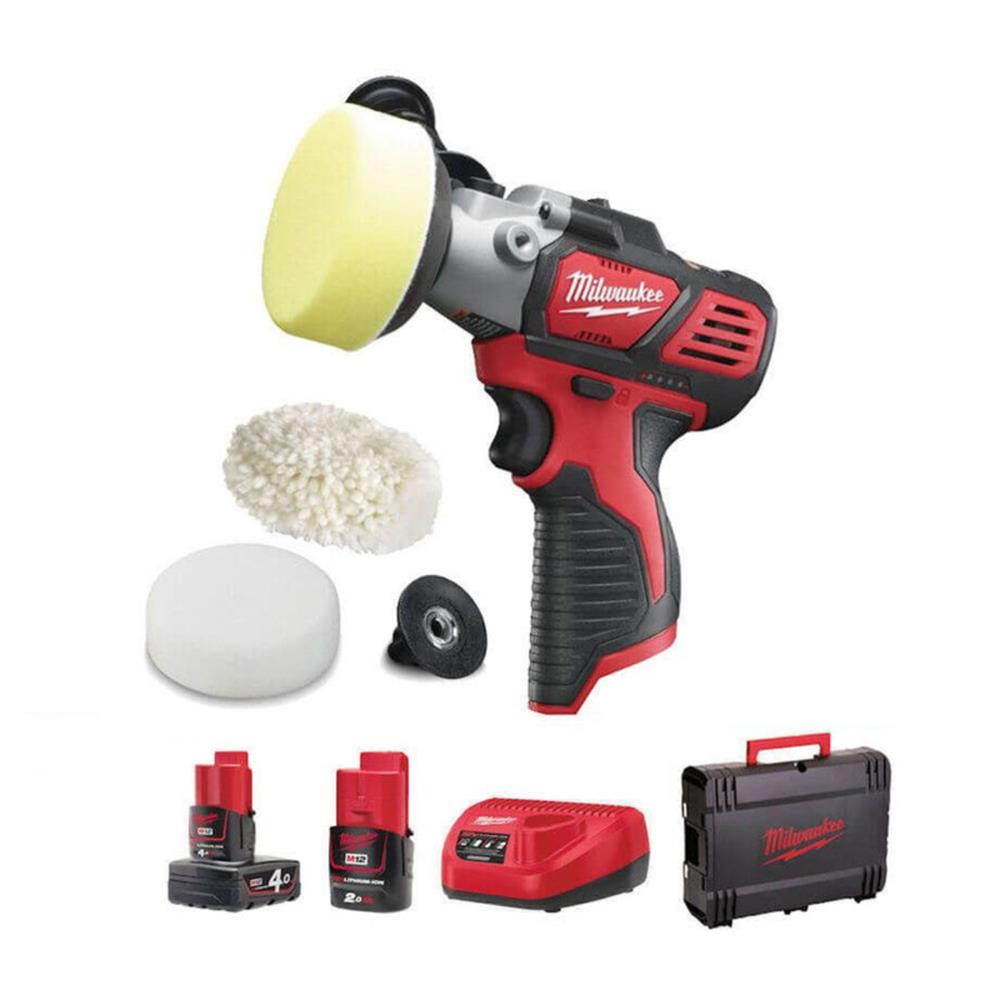 Milwaukee M12BPS-421X 12V Polisher Sander (1x2Ah, 1x4Ah) | Toolfix ...