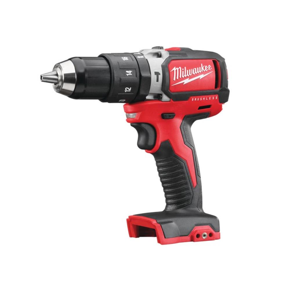 Milwaukee M18BLPD2-0 M18 Compact Brushless Percussion Drill (Bare Unit ...