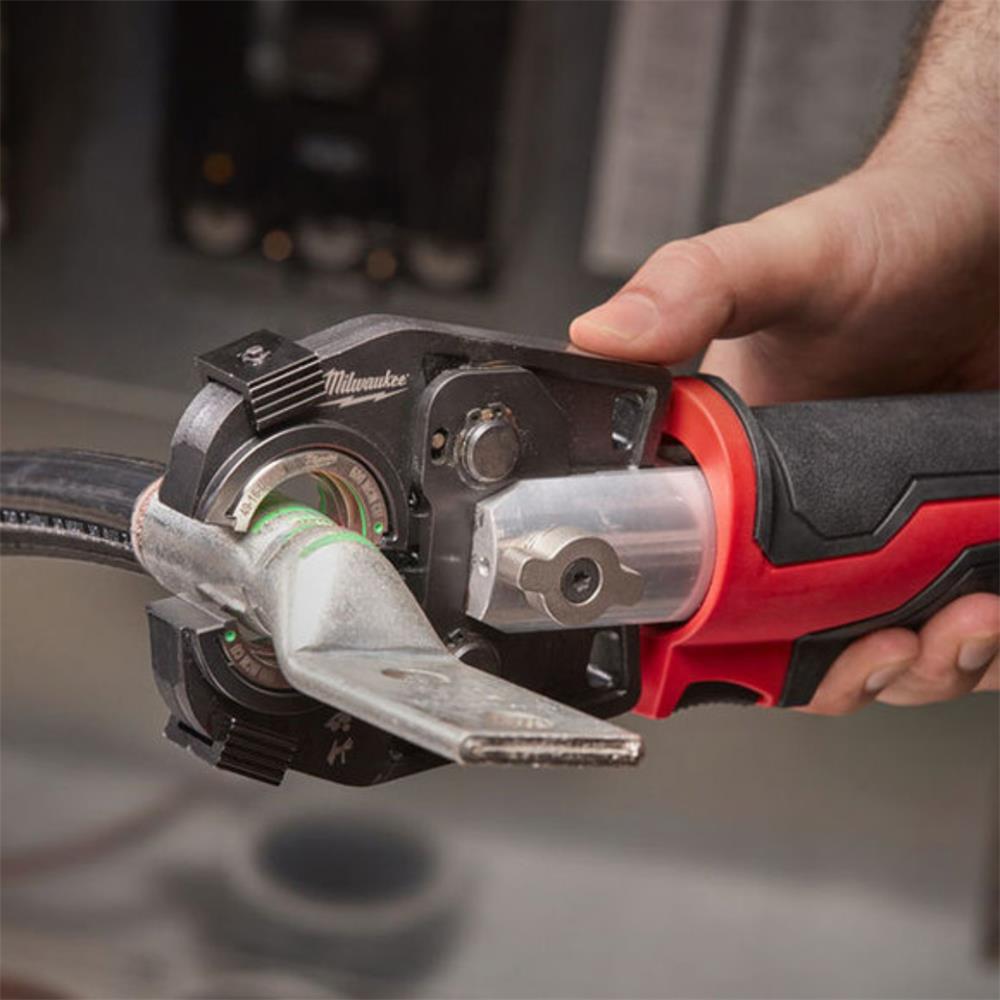 Milwaukee M18HCCT-201C FORCE LOGIC Hydraulic 53 kN Cable Crimper (1x2 ...