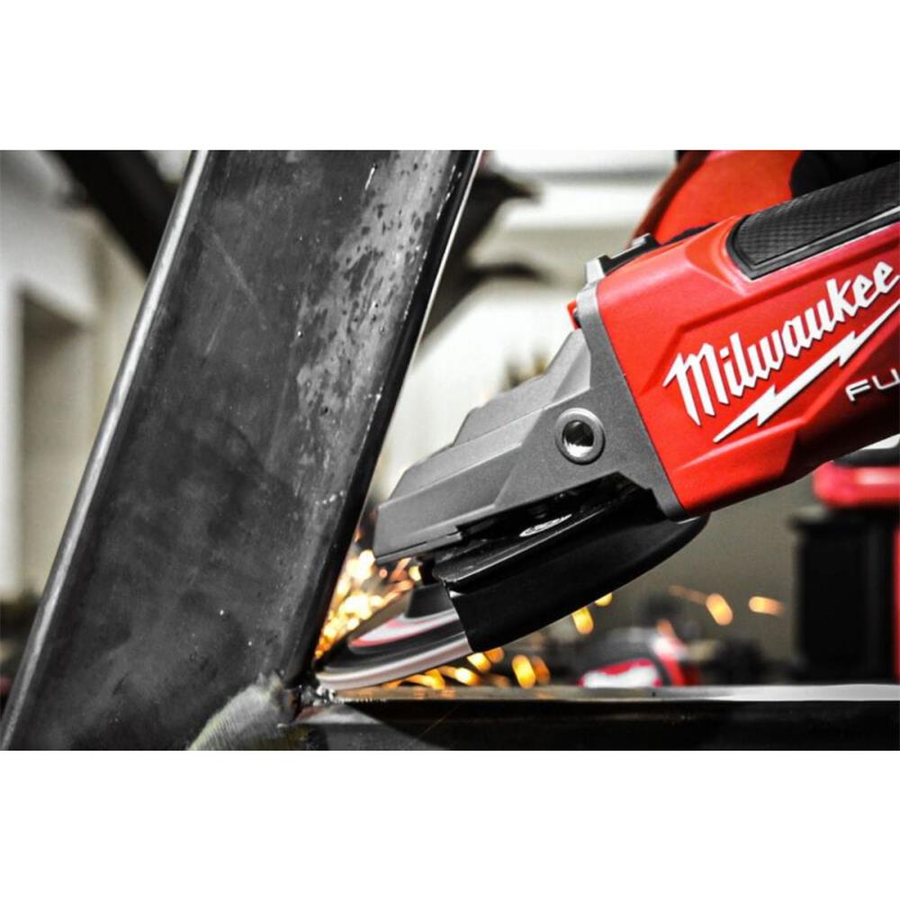 Milwaukee M18FSAGF125XPDB-0X 18V Flathead Angle Grinder 125 mm (Bare ...