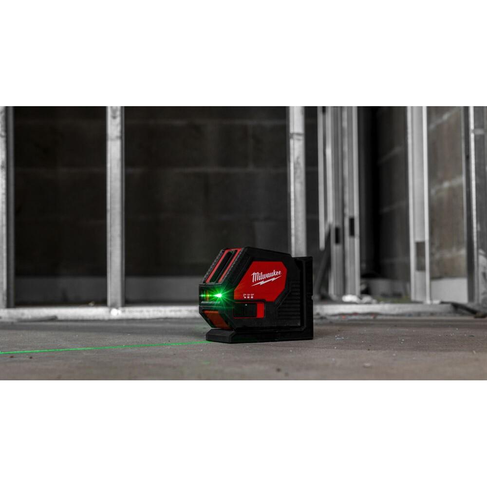 Milwaukee CLL-C Alkaline Green Cross Line Laser | Toolfix | Dundalk ...