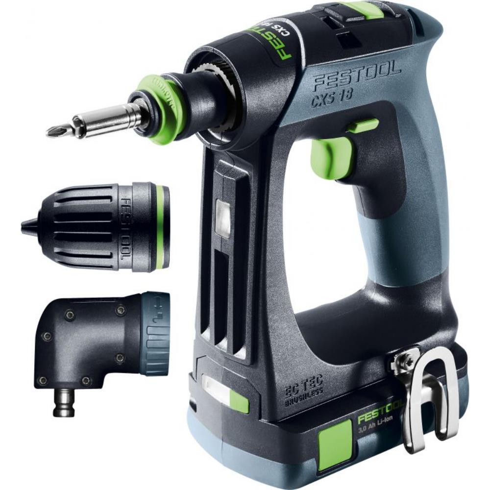 Festool 576886 18V Cordless drill CXS 18 C 3,0-Set | Toolfix | Dundalk ...