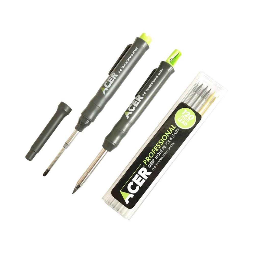 Tracer AMK3 Deep Hole Construction Pen and Permanent Marker Set ...