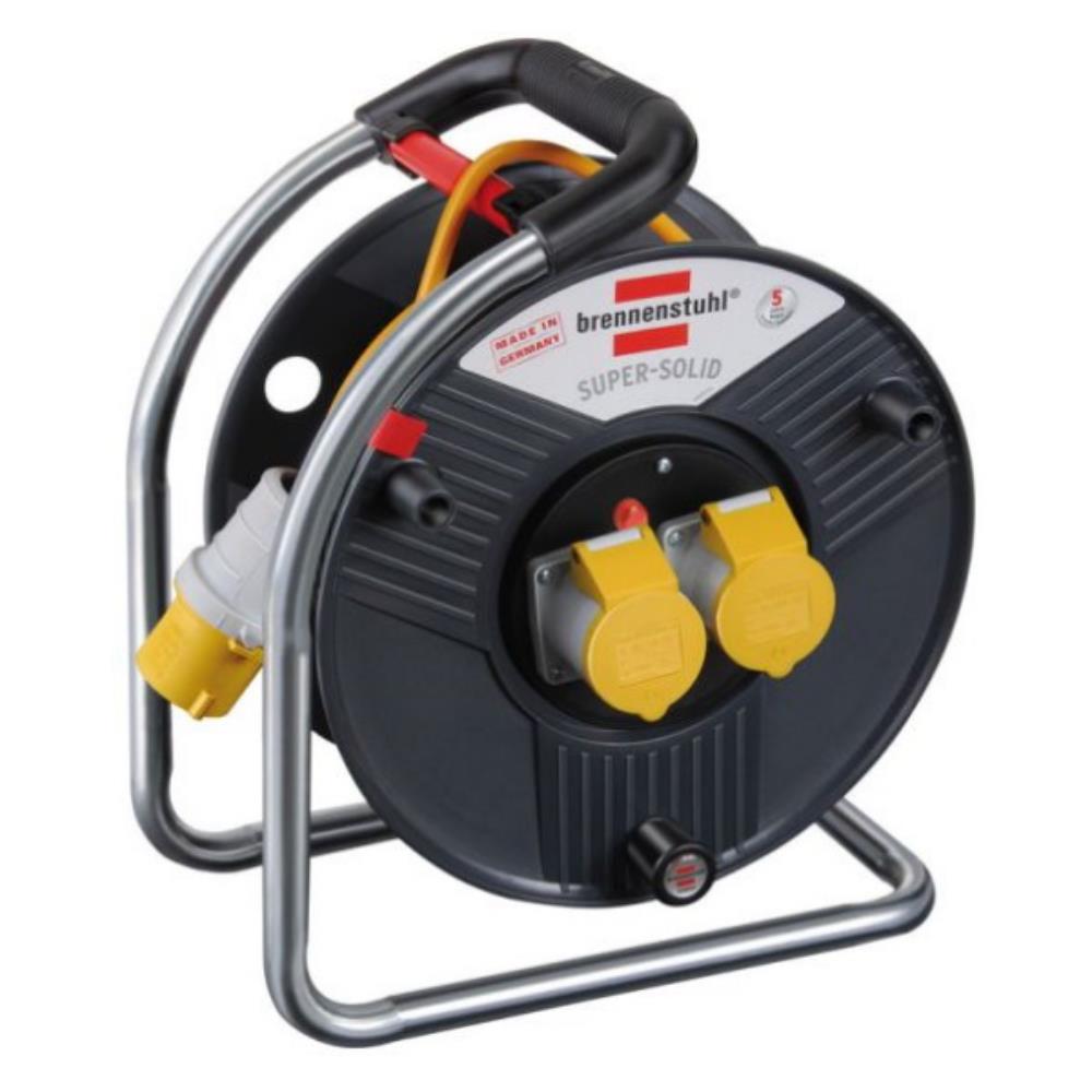 Brennenstuhl Cable Reel Super Solid CEE 50m H05VV-F3 G1.5 110V ...