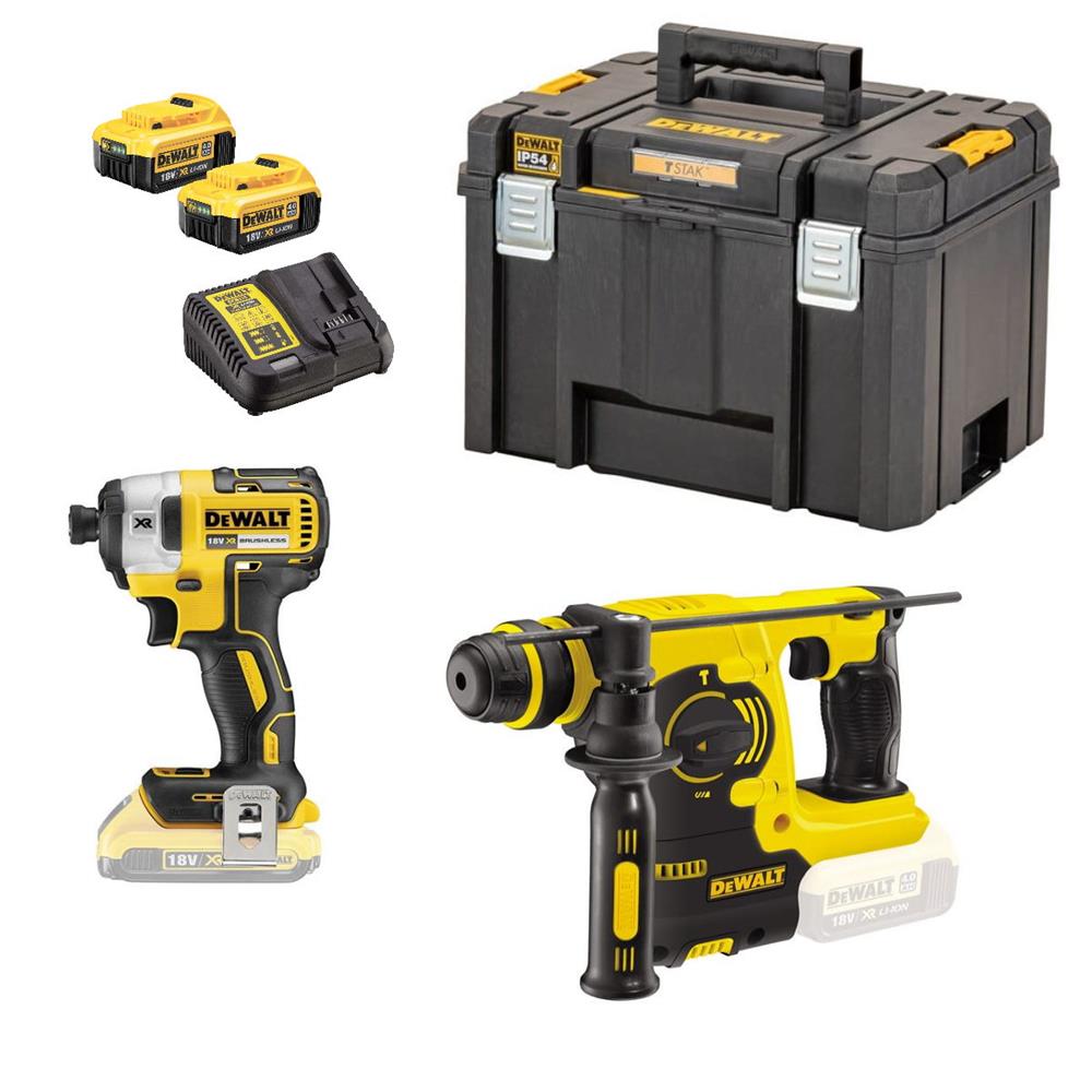 Dewalt DCH253 + DCF887 18V Twin Kit In TSTAK Case (2x4.0Ah) | Toolfix ...