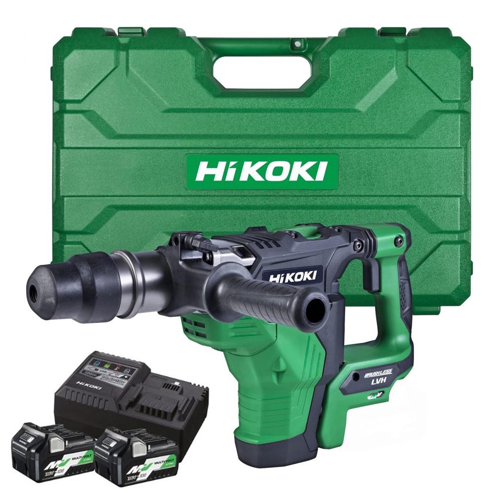 Hikoki DH36DMA 36V MultiVolt 40mm Rotary Hammer Drill (2x2.5Ah ...