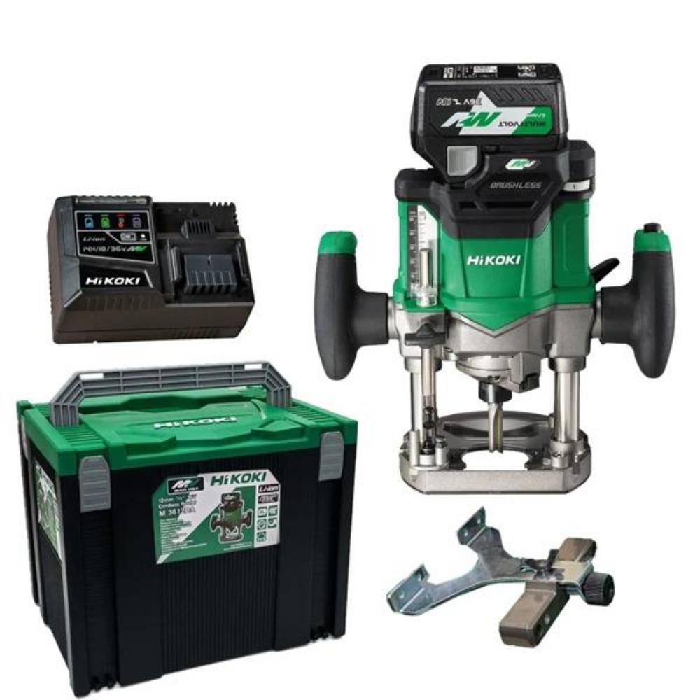 HiKOKI M3612DA 36V MultiVolt Variable Speed Router (1x2.5Ah) | Toolfix ...