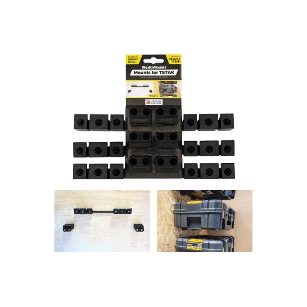 Stealth Mounts Dewalt T-STAK Mounts (3 Pack) OM-STAK-3 | Toolfix ...