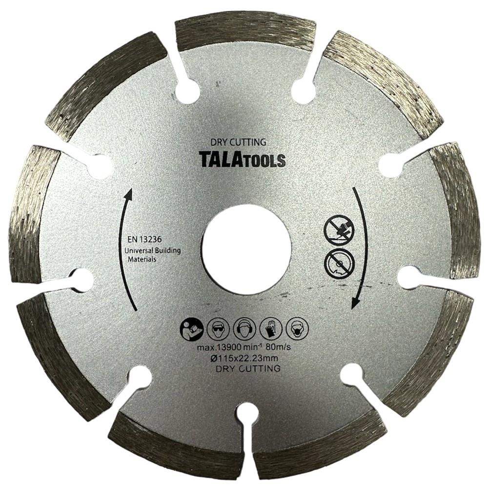 Tala 115mm (4.5") Masonary Cutting Blade | Toolfix | Dundalk | Co ...