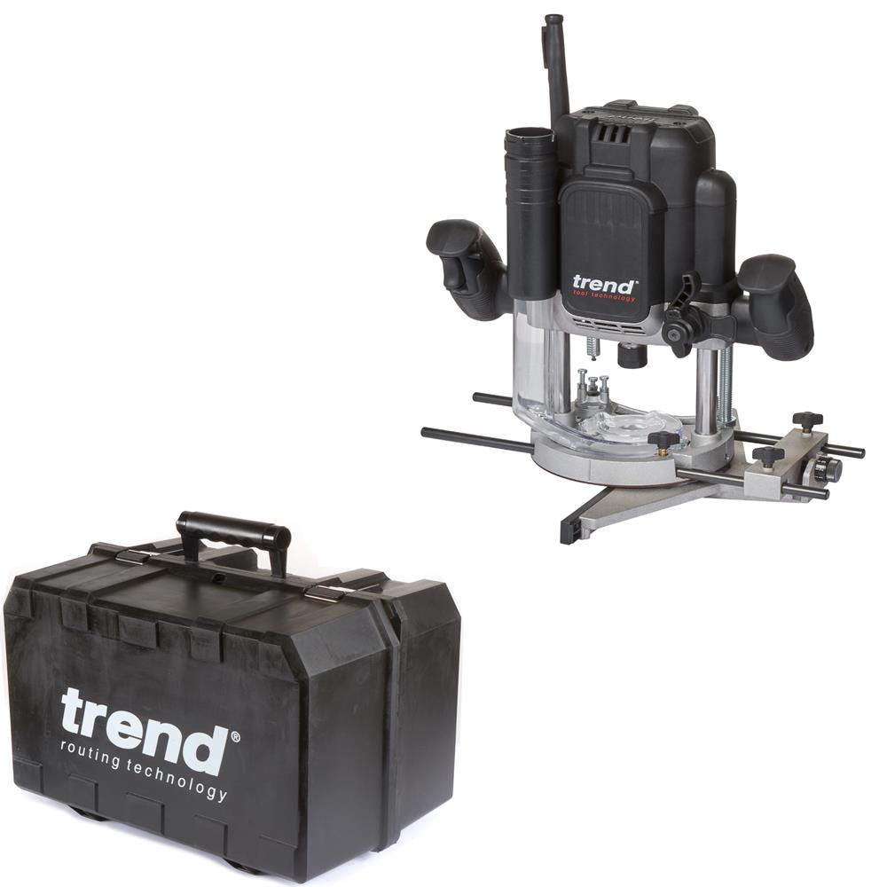 Trend T12 2300W 1/2'' Variable Speed Plunge Router | Toolfix | Dundalk ...